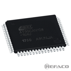 میکروکنترلر ATMEL 64PIN,SMD,8-bit AVR Microcontroller with 128K Flash AT90CAN128-16AU-رفاء الکترونیک