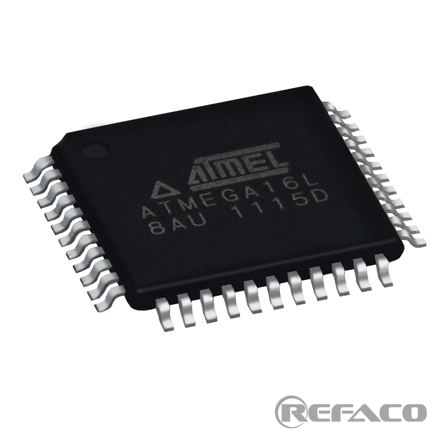 میکروکنترلر ATMEL 44PIN,SMD TQFP44A,8-bit AVR Microcontoller,16KB,8MHz ...